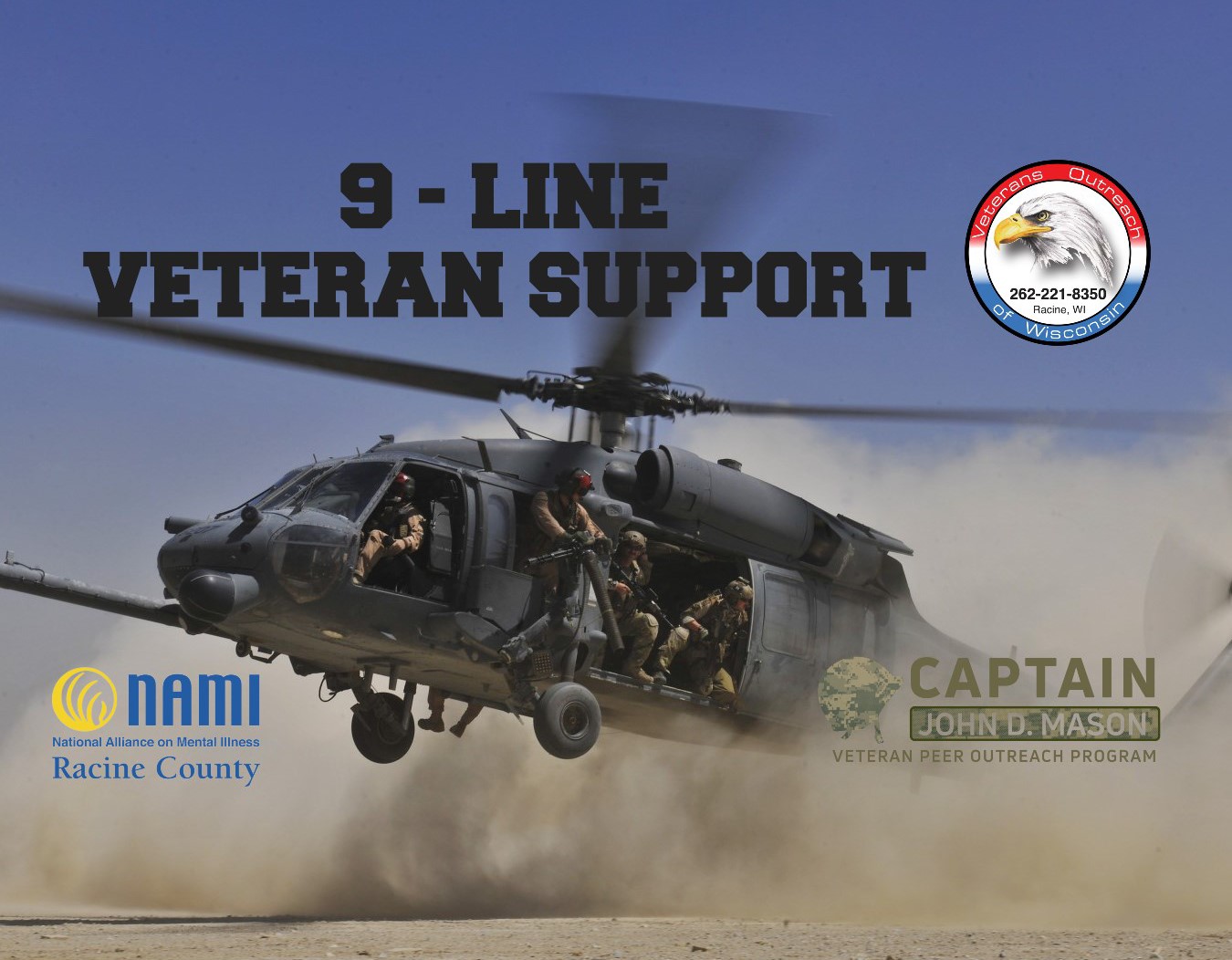 9-Line | Captain John D Mason Veteran Peer Outreach Program